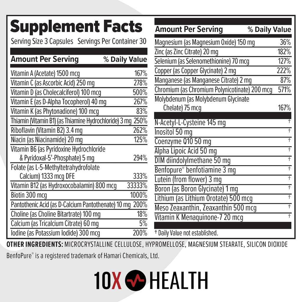high potency multivitamin capsules