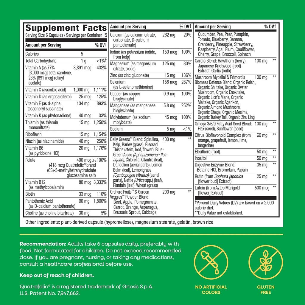 high potency multivitamin for wellness