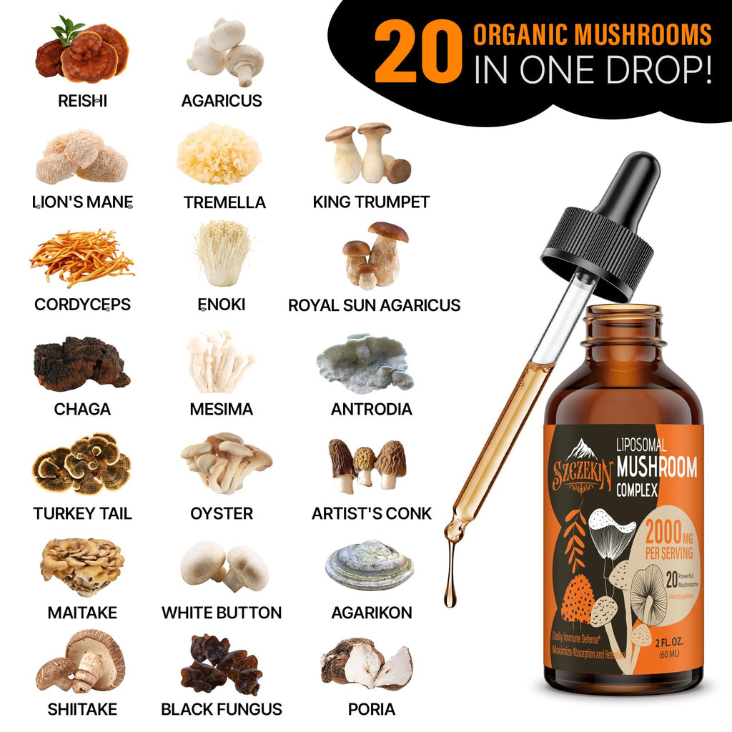 high potency mushroom blend supplement