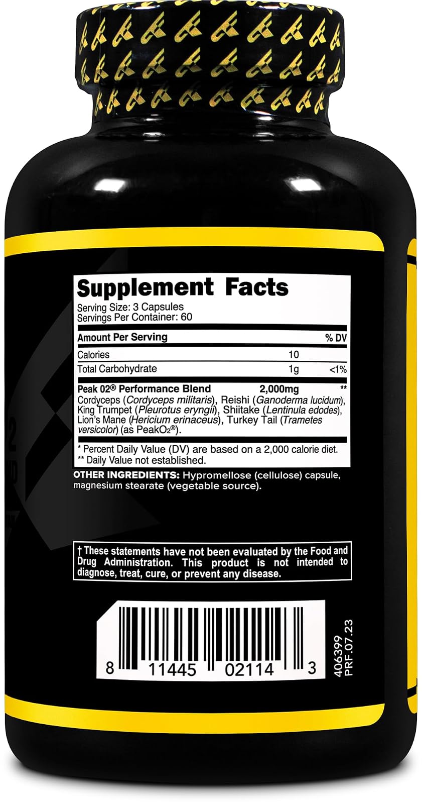 High potency mushroom blends capsules