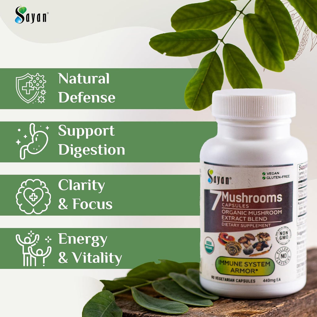 high potency mushroom capsules 440 mg