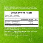 High potency N-Acetyl Cysteine capsules