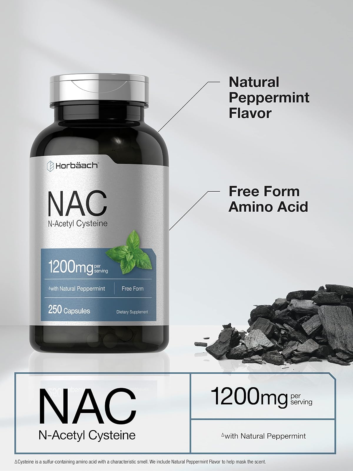 High potency NAC 1200 mg capsules