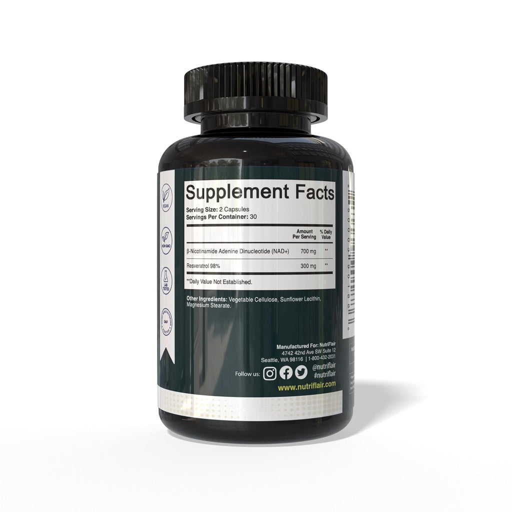 high potency NAD+ for energy