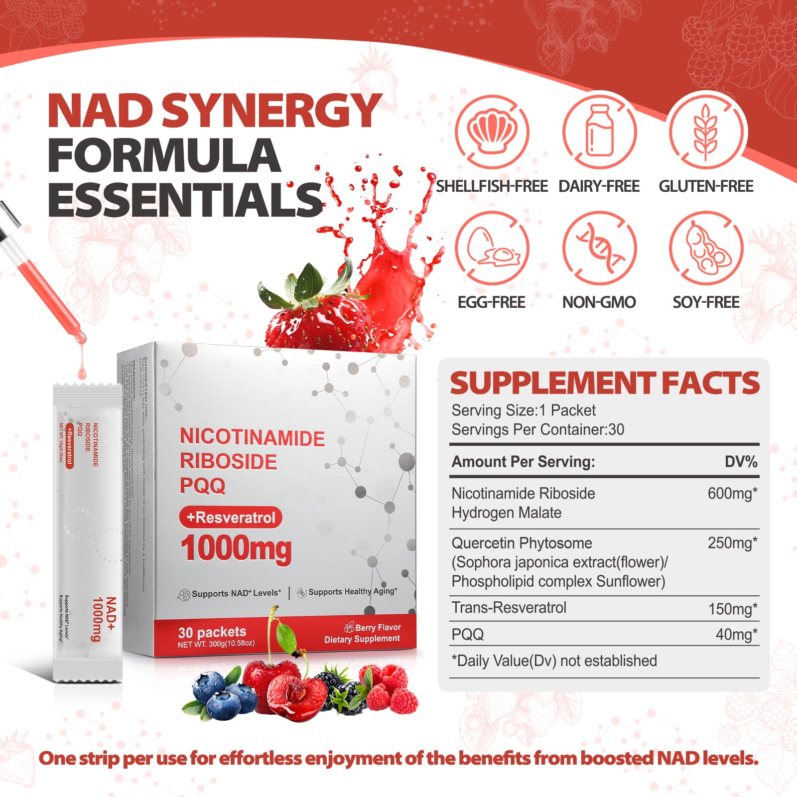 high potency NAD+ liquid formula