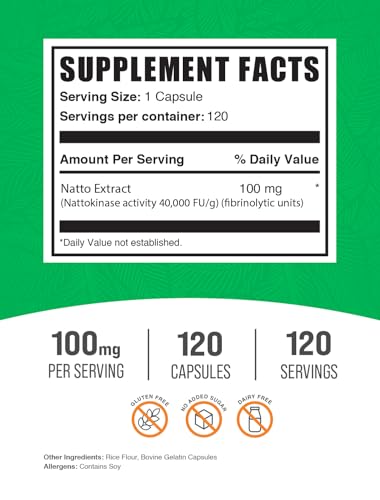 High potency Nattokinase 4000 FU