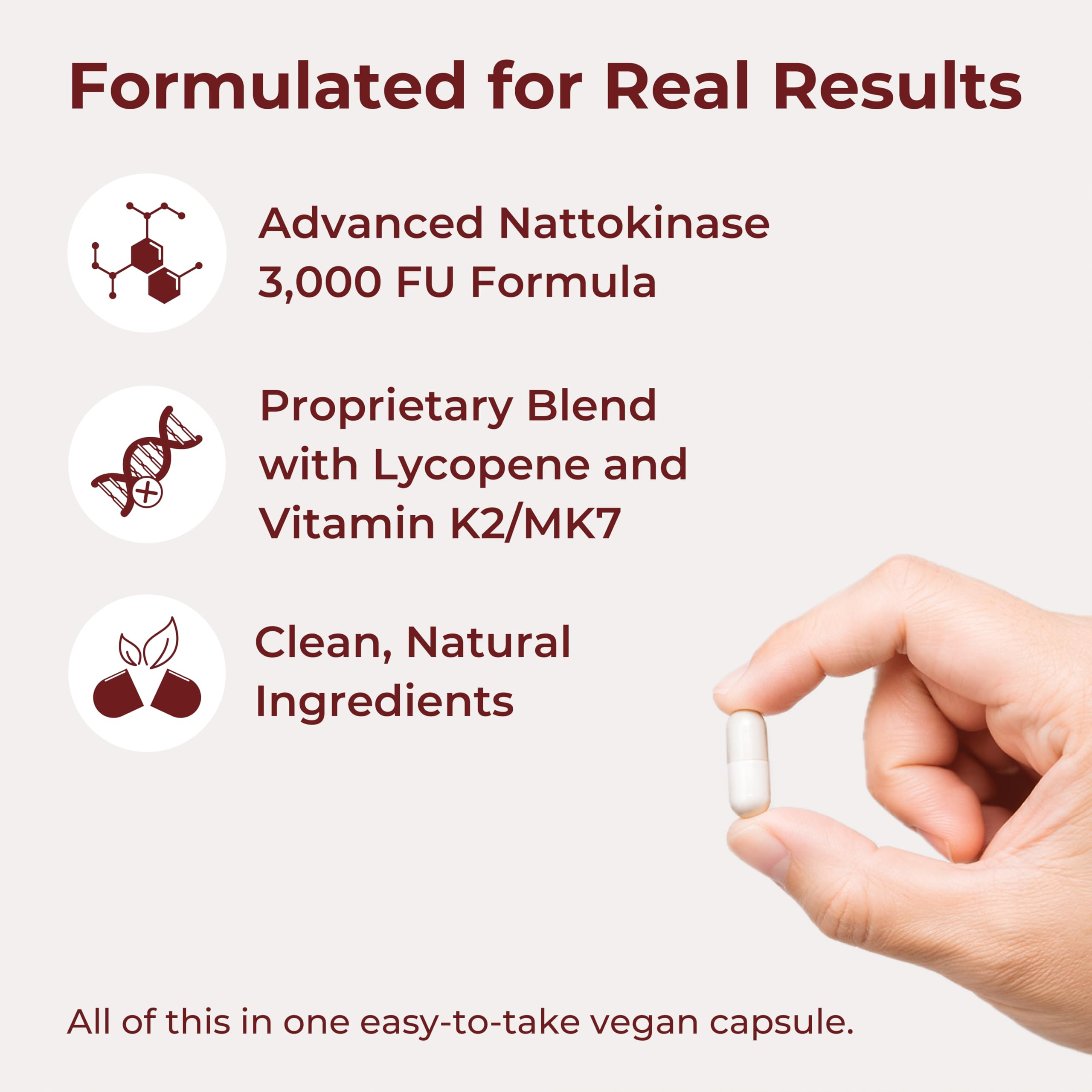 High potency Nattokinase for vitality