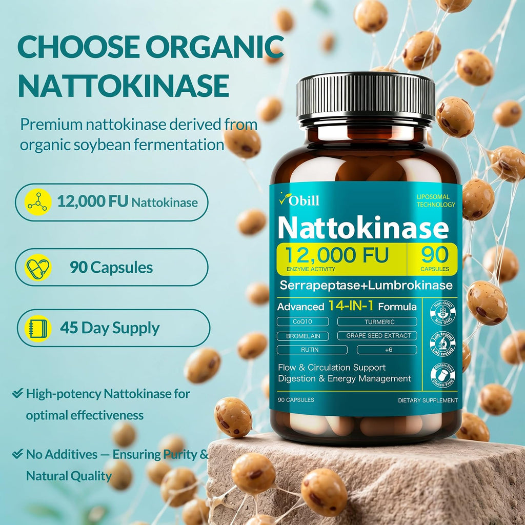 High potency Nattokinase supplement