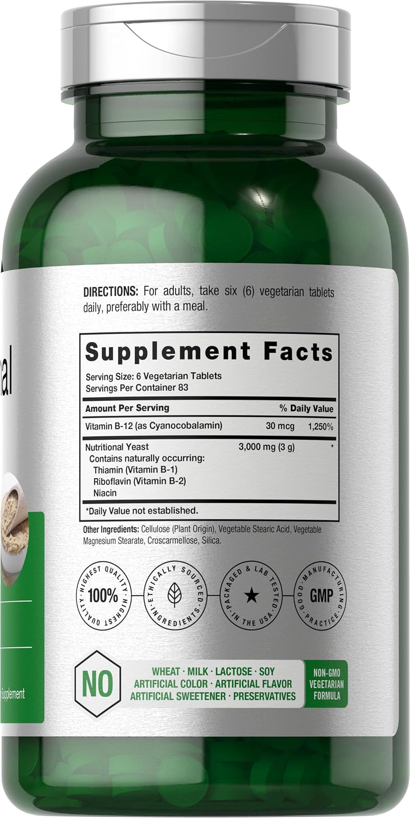high potency nutritional yeast tablets