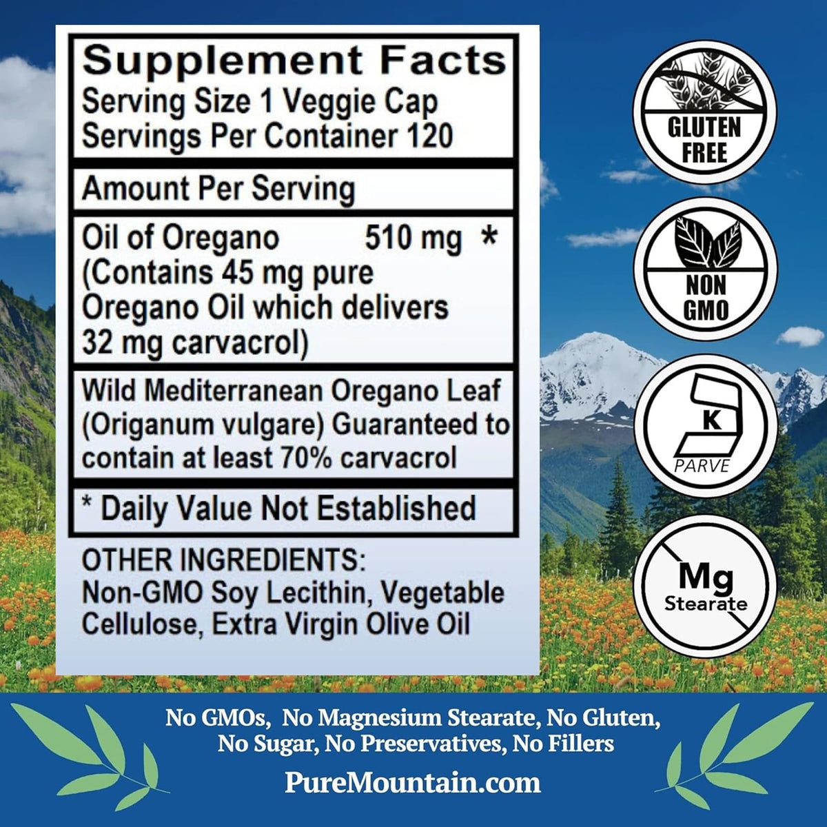 high potency oil of oregano softgels