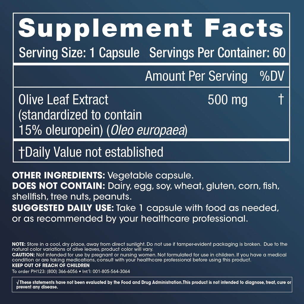 high potency olive leaf extract