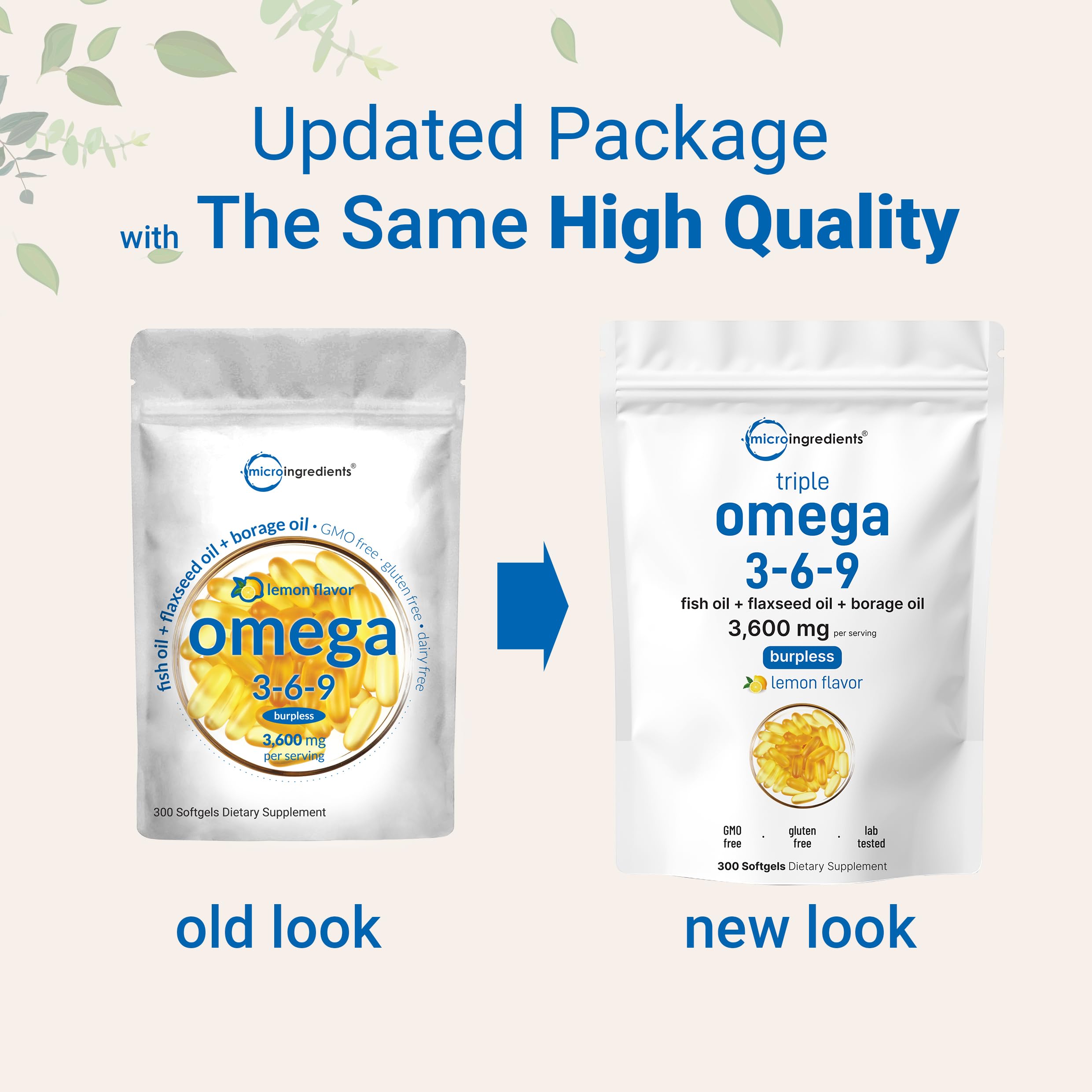 high potency omega 3-6-9 for daily nutrition