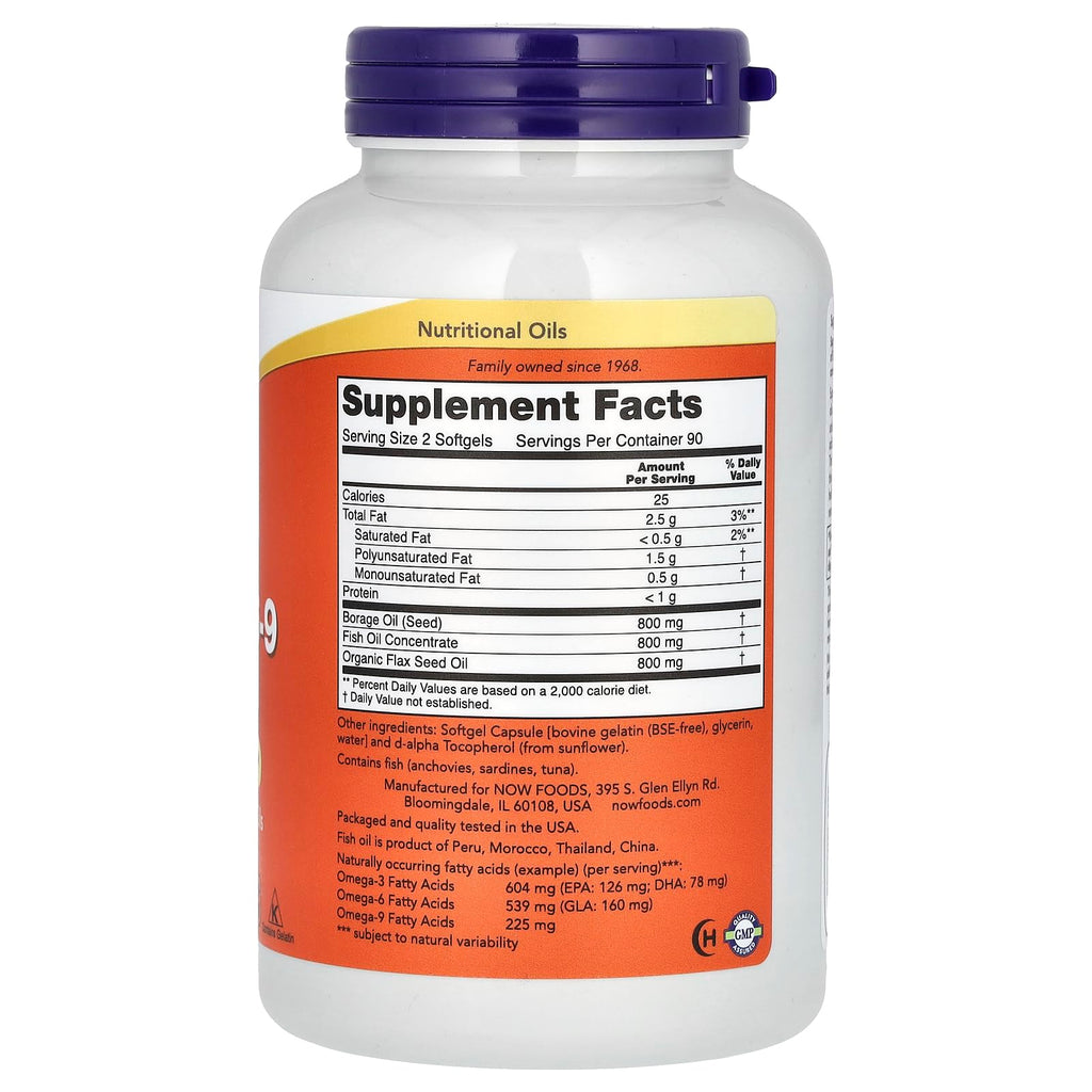 High potency Omega 3-6-9 supplement