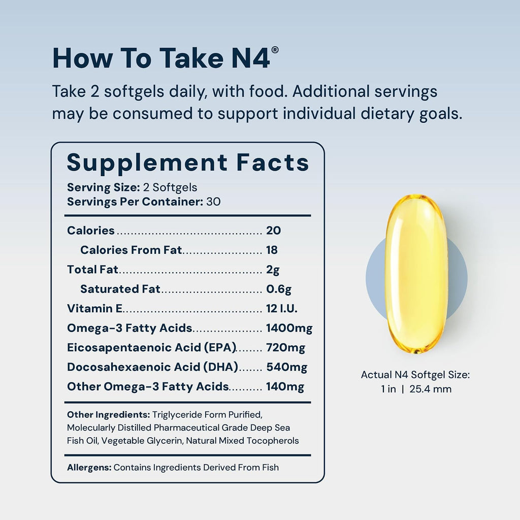 high potency omega 3 DHA EPA supplement