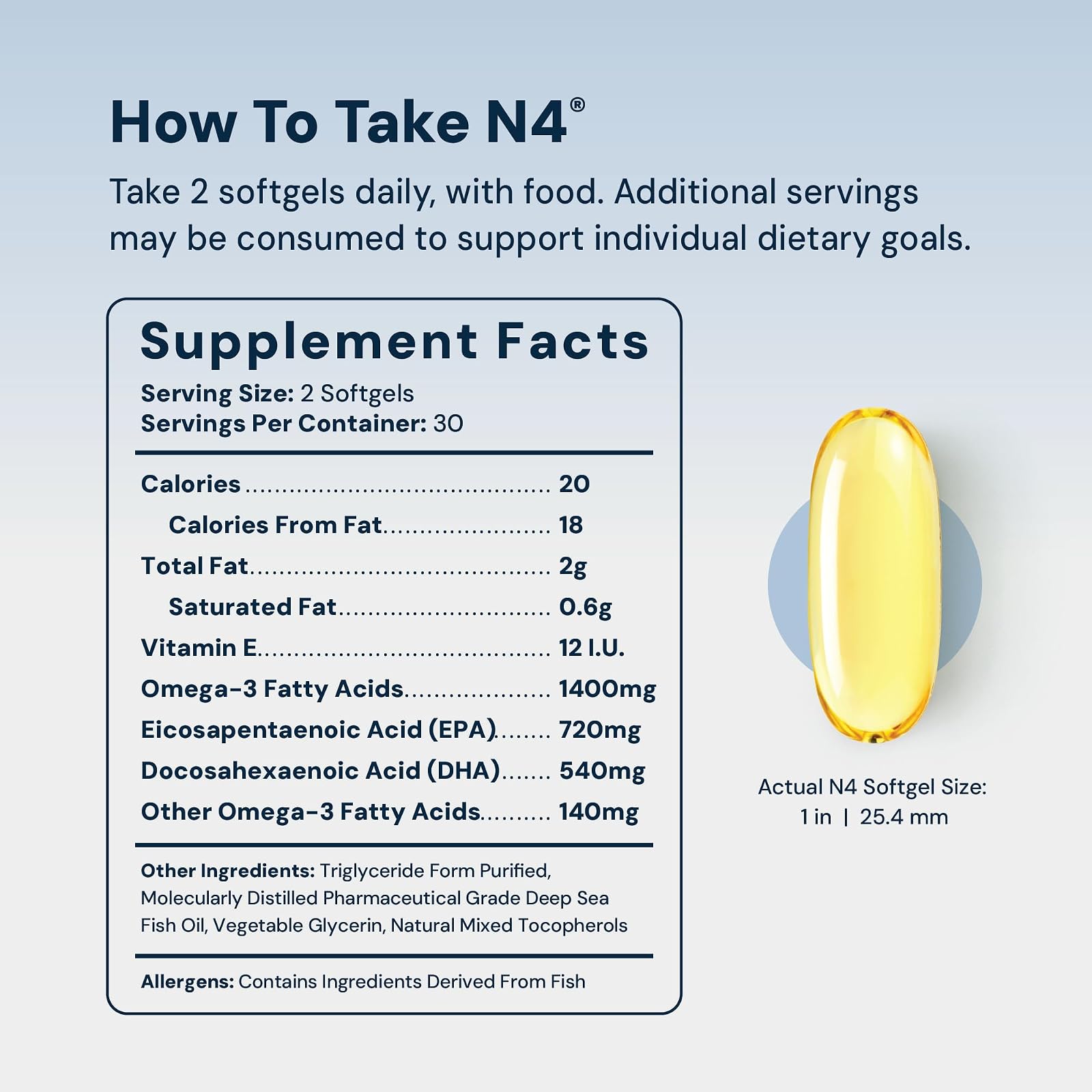 high potency omega 3 DHA EPA supplement