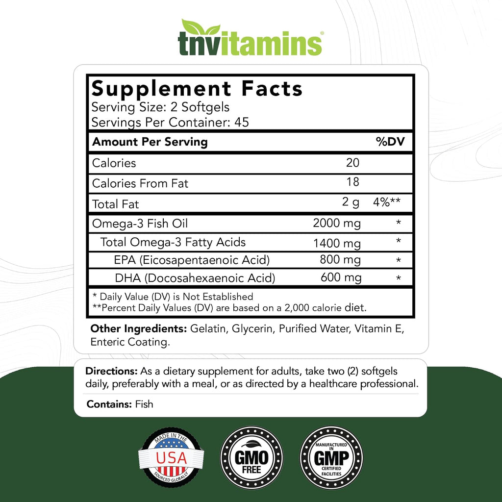 high potency omega 3 fish oil