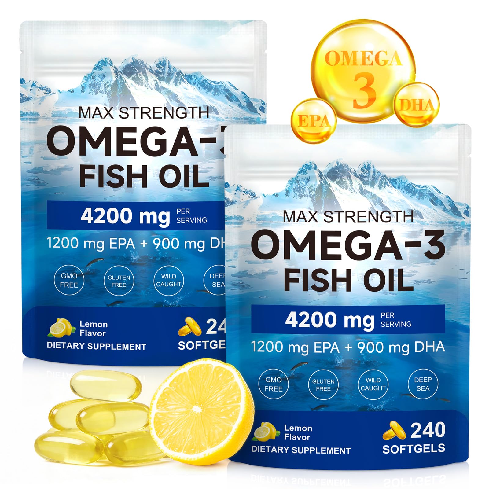 high potency omega 3 fish oil