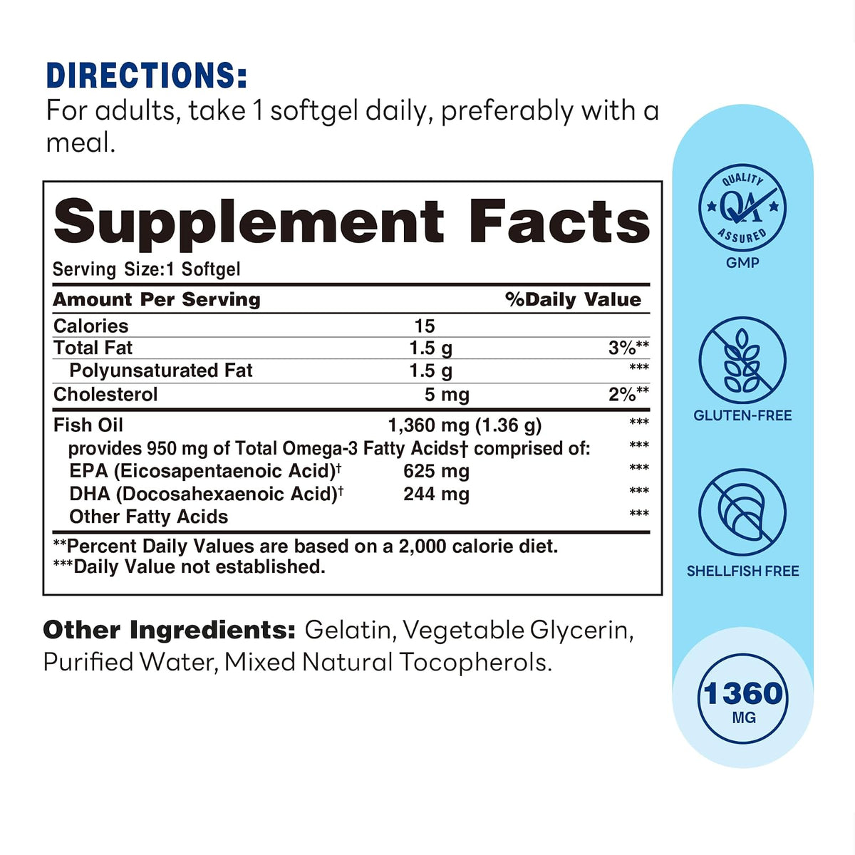 high potency omega 3 fish oil