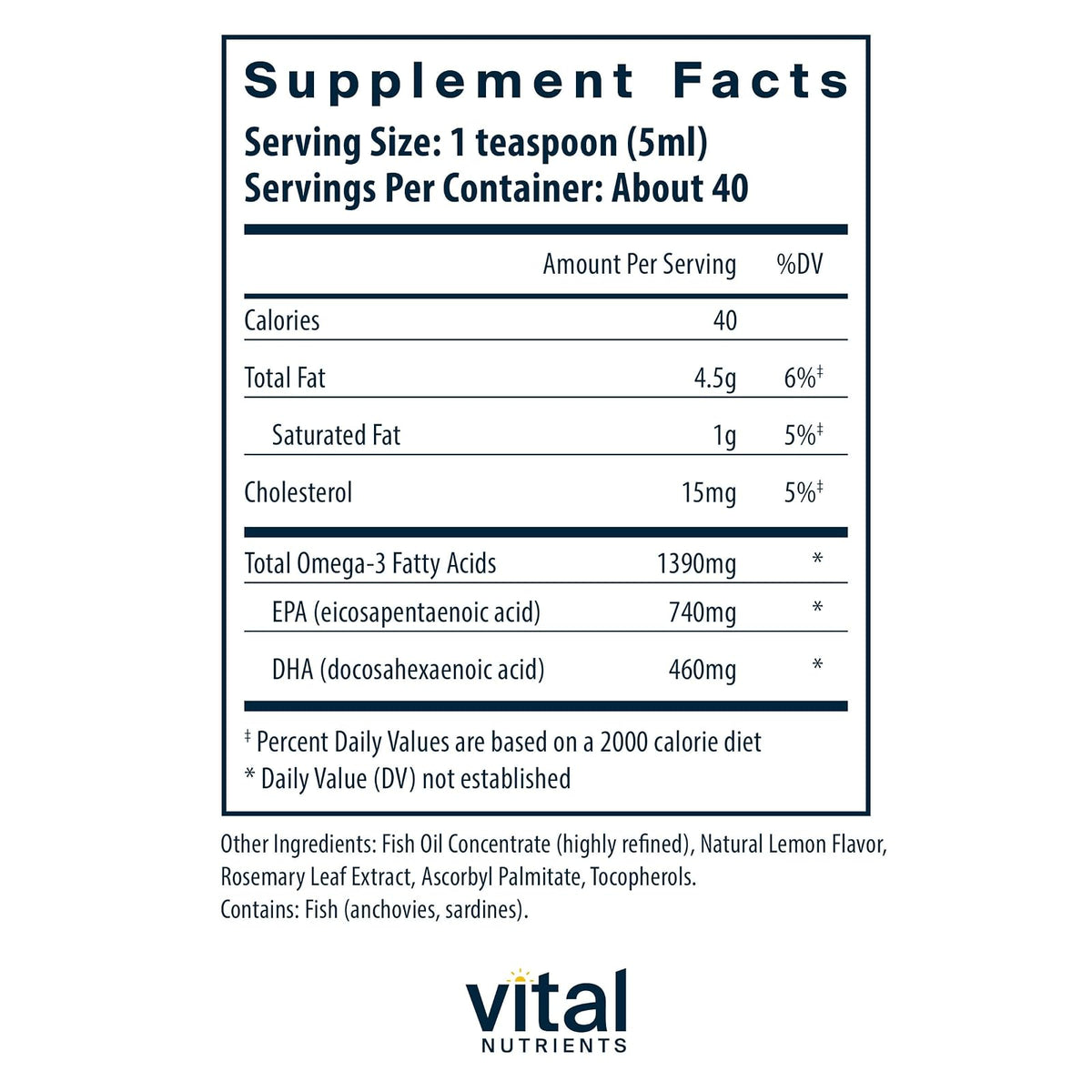 high potency omega 3 fish oil