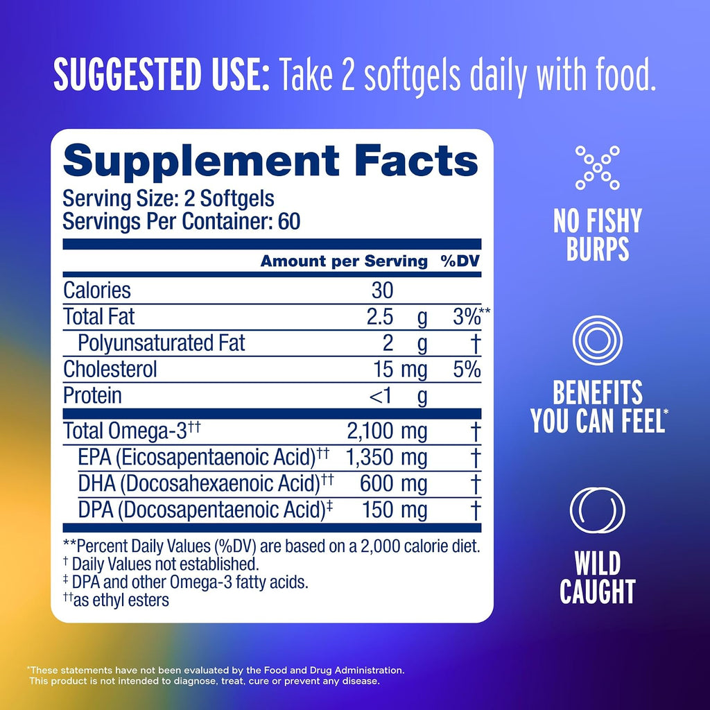 high potency omega 3 fish oil