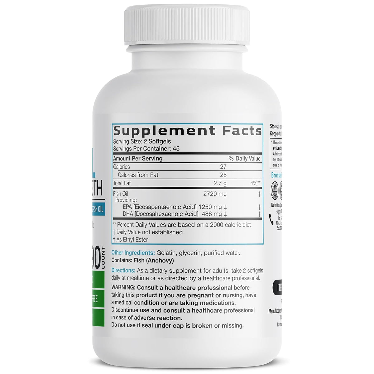 high potency omega 3 fish oil