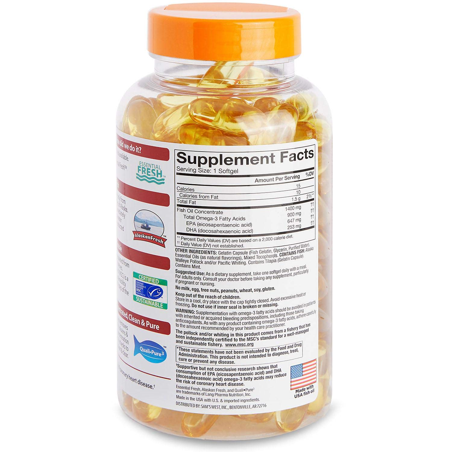 high potency omega 3 fish oil
