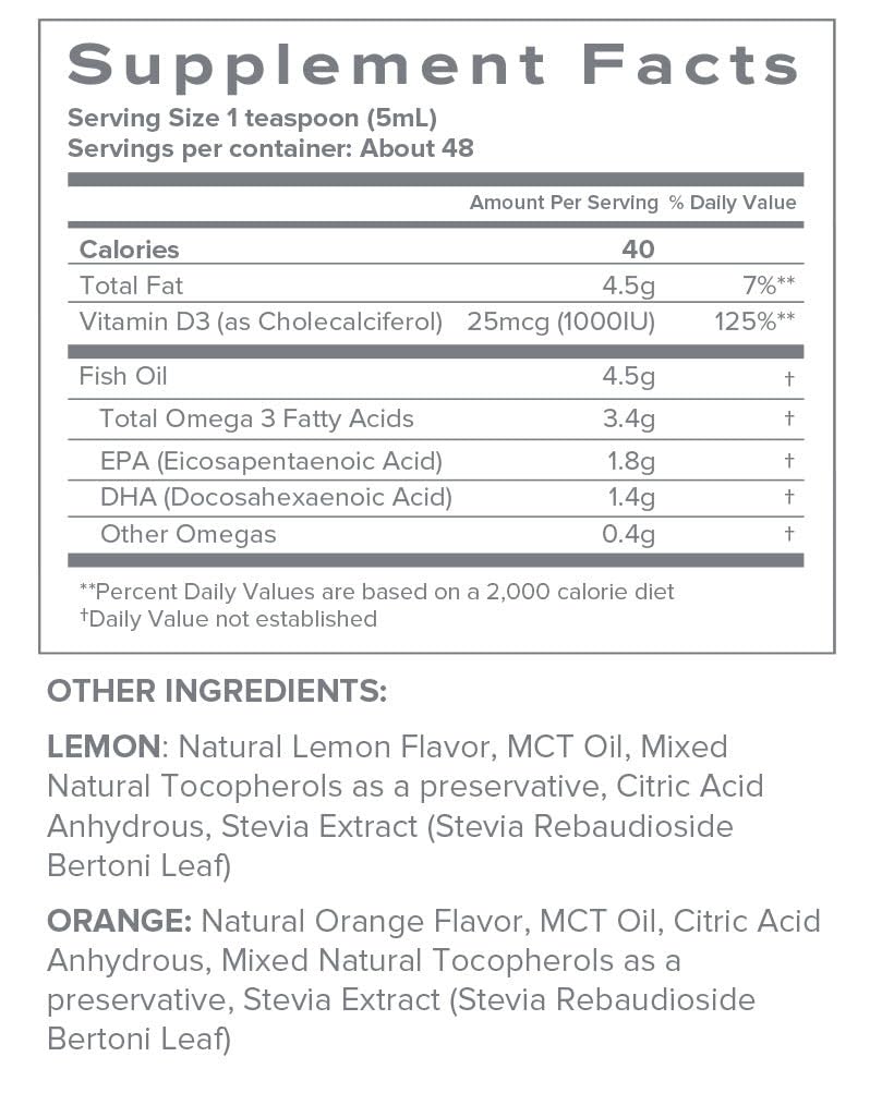 high potency omega-3 fish oil