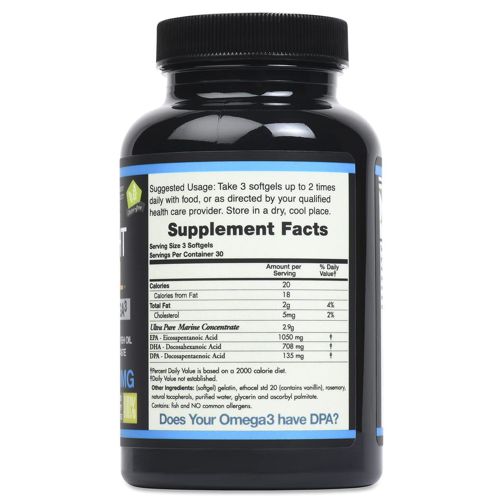 high potency omega-3 softgels