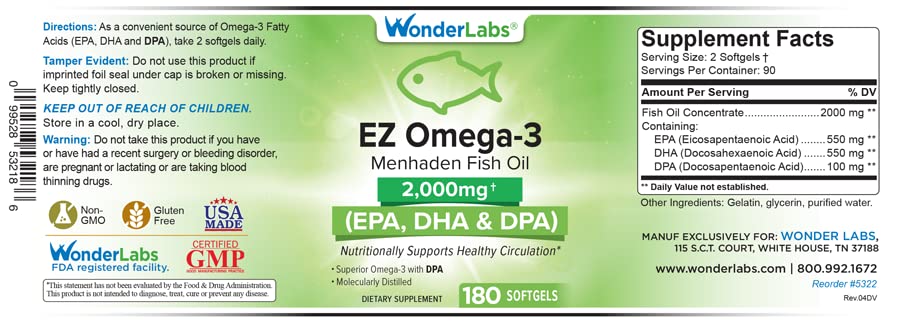high potency omega 3 softgels