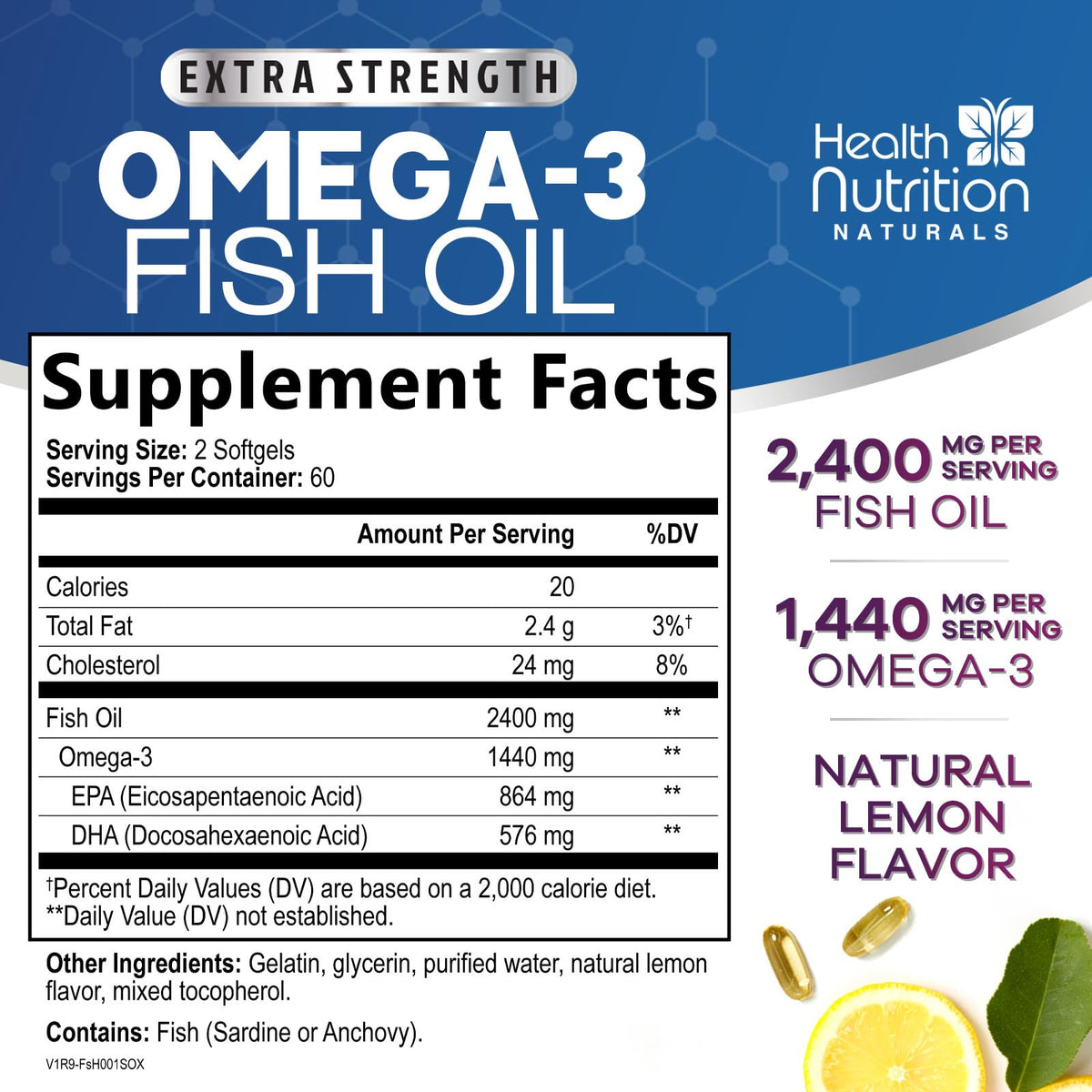 high potency omega 3 softgels