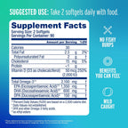 High potency Omega-3 softgels