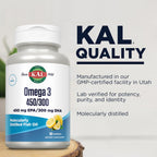 High potency Omega 3 softgels