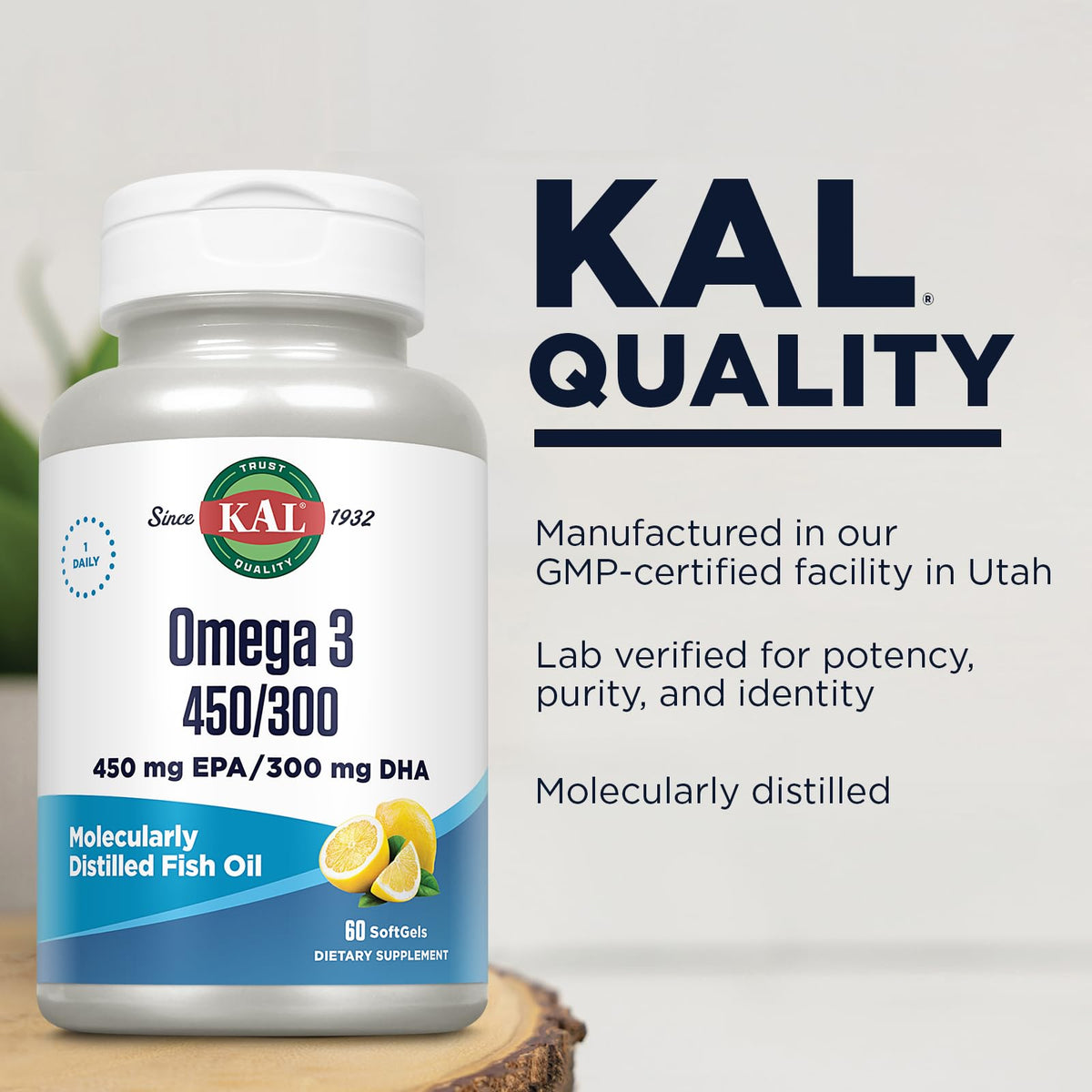 High potency Omega 3 softgels