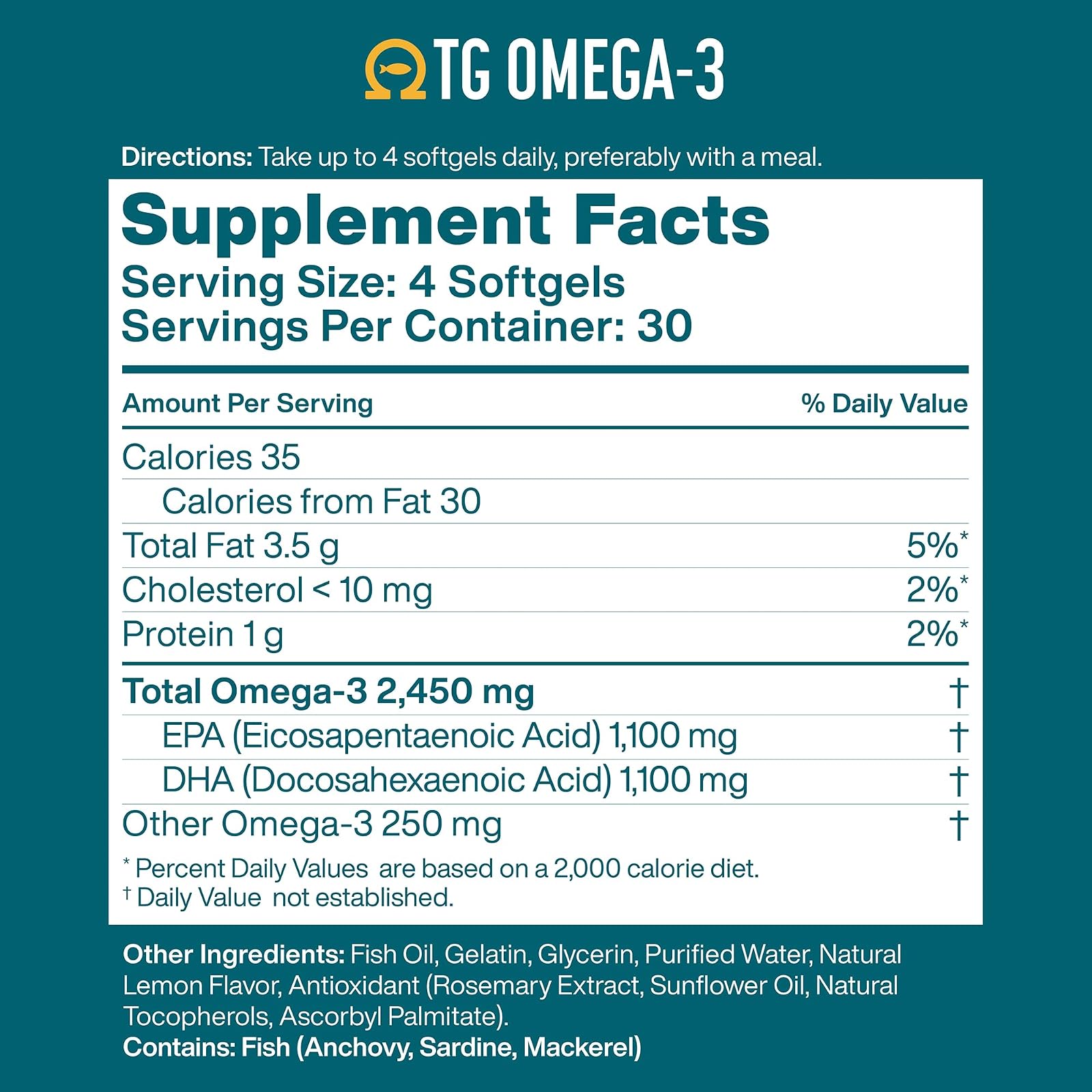 high potency omega 3 supplement