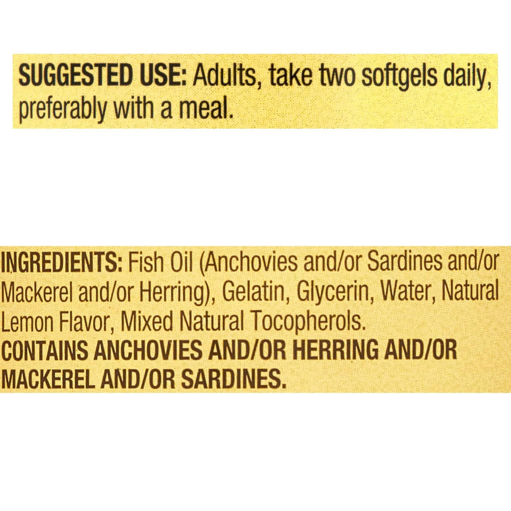 High potency omega 3 supplement