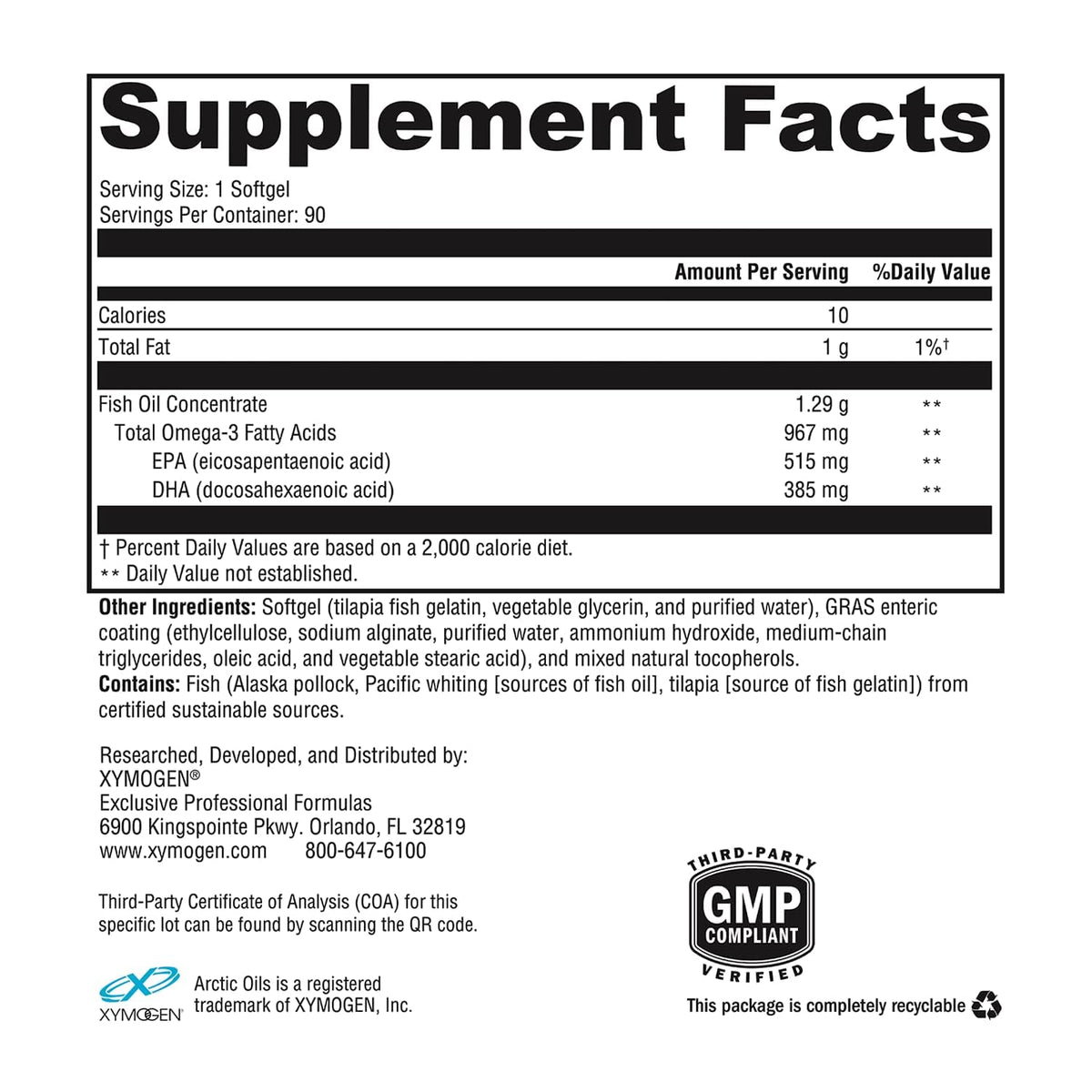 high potency omega 3 supplement