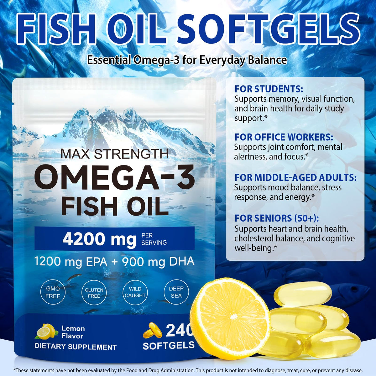 high potency Omega 3 supplement