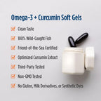 High potency Omega-3 turmeric capsules