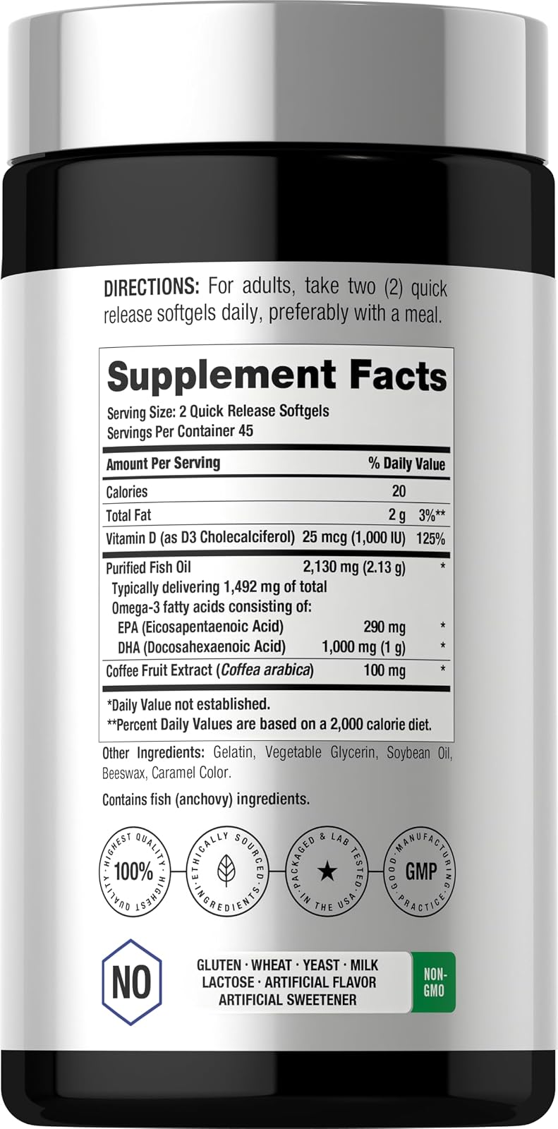 high potency Omega-3 vitamin D