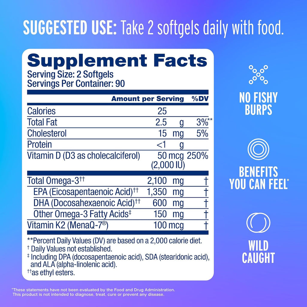 high potency Omega-3 with Vitamin D3