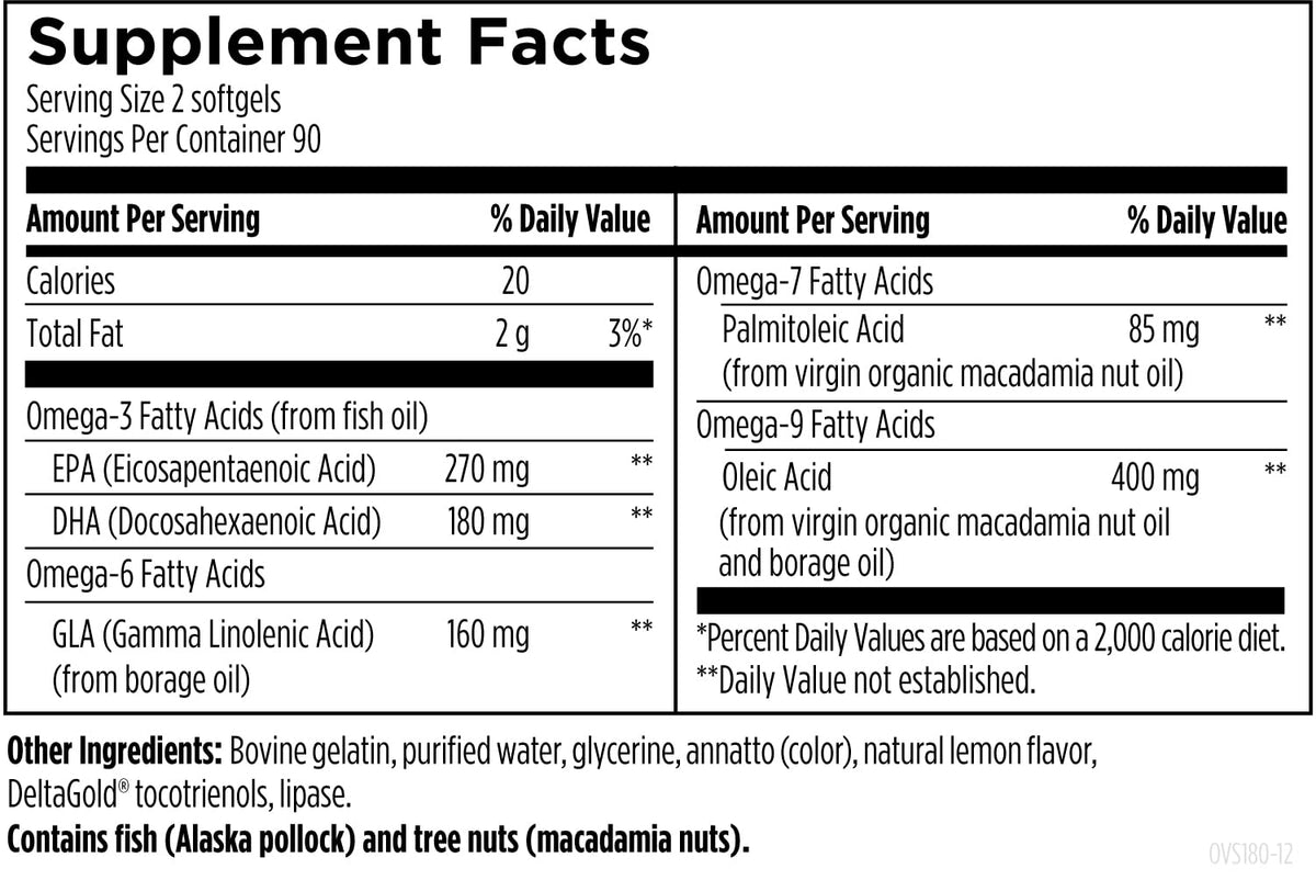 high potency omega fatty acids supplement