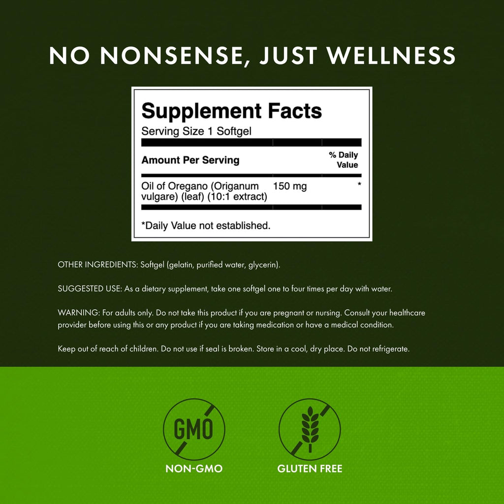 high potency oregano oil 10:1 formula