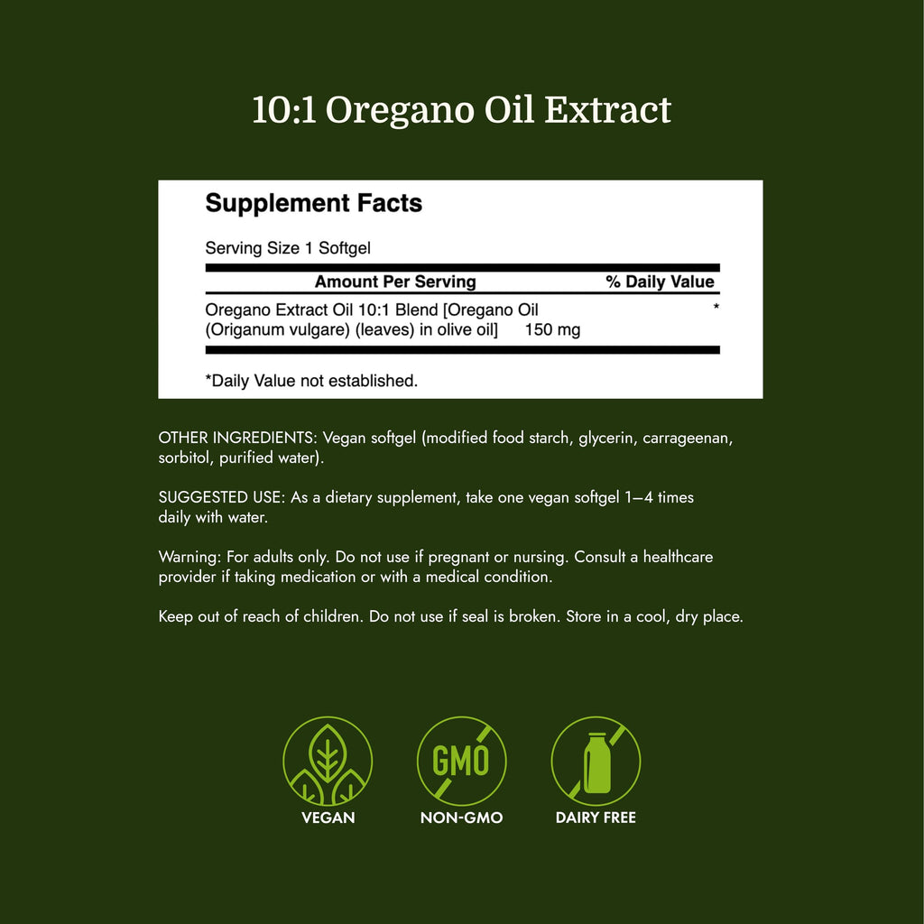 high potency oregano oil capsules