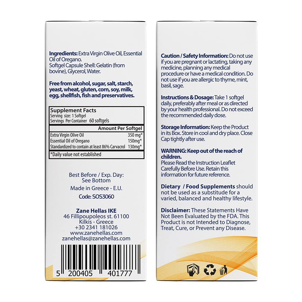high potency oregano oil capsules