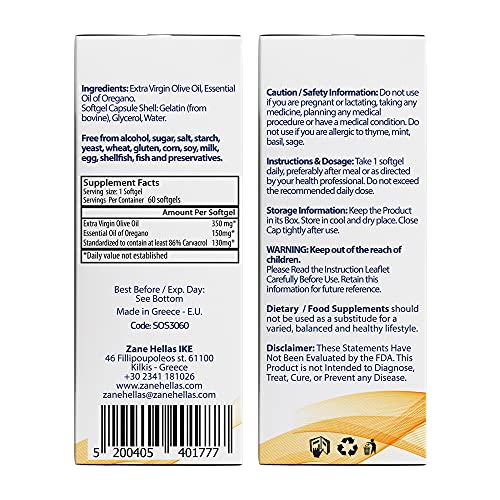 high potency oregano oil capsules