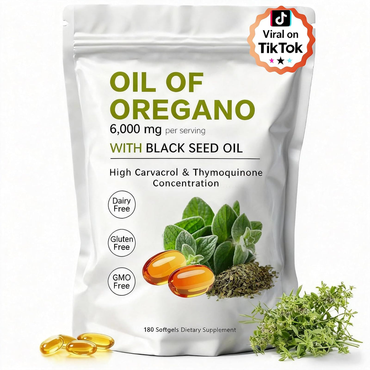 high potency oregano oil softgels
