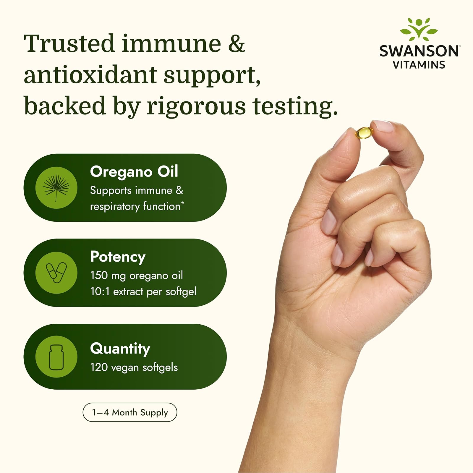 high potency oregano oil supplement