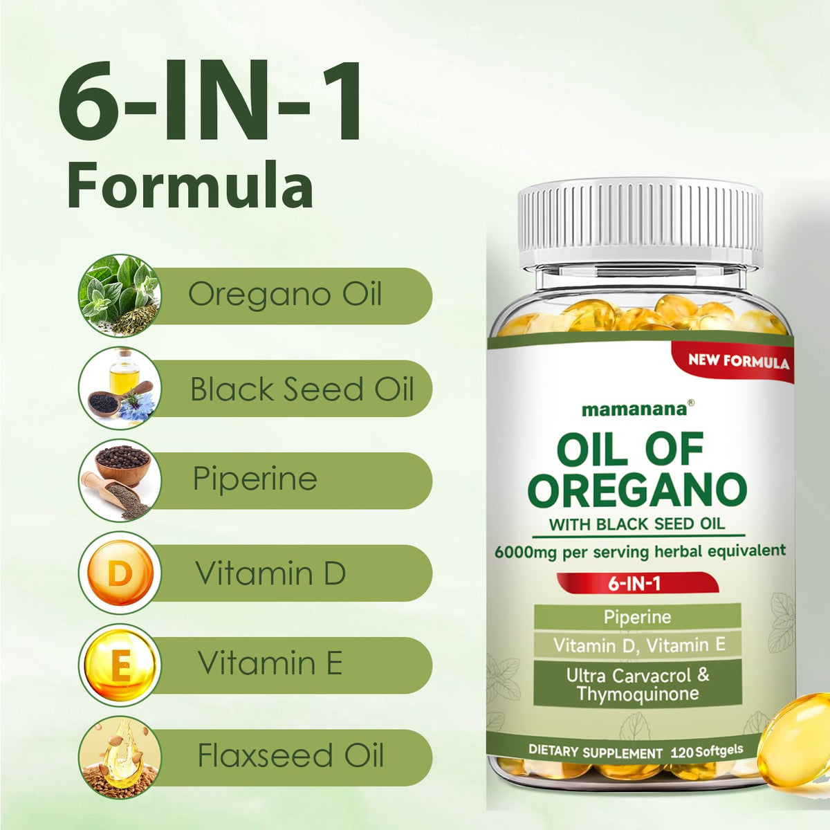 high potency oregano oil supplement