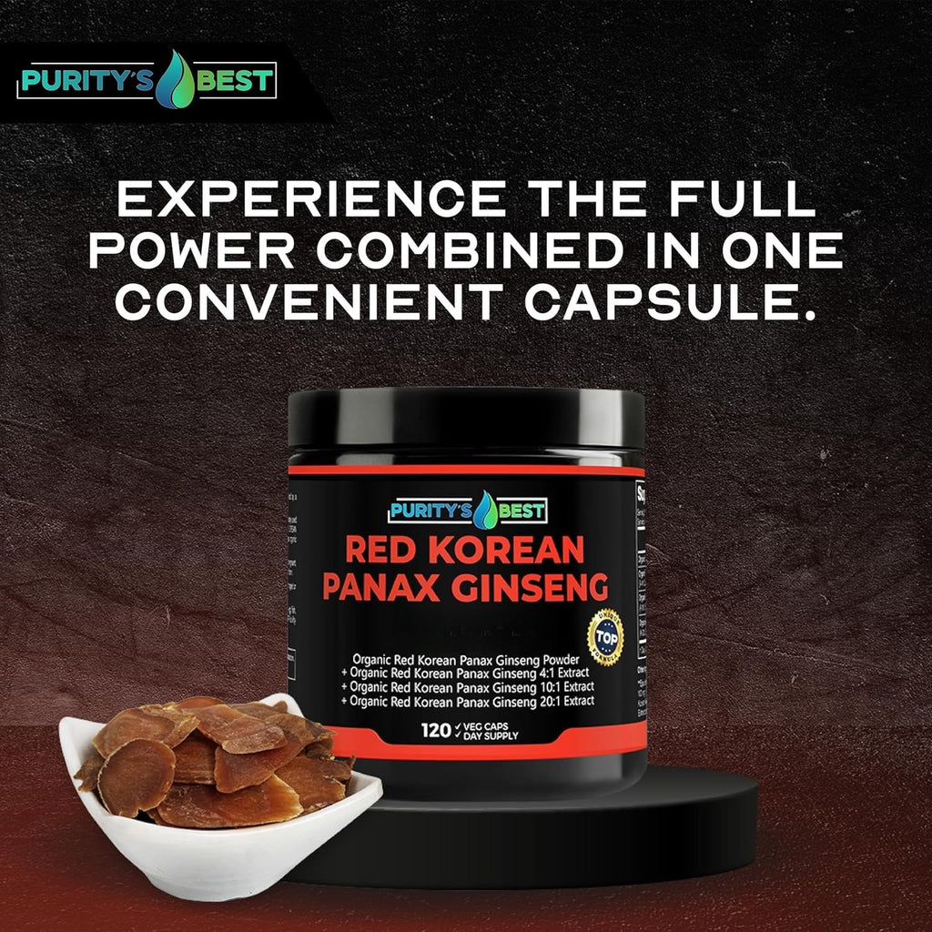 High potency Panax Ginseng capsules