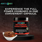 High potency Panax Ginseng capsules